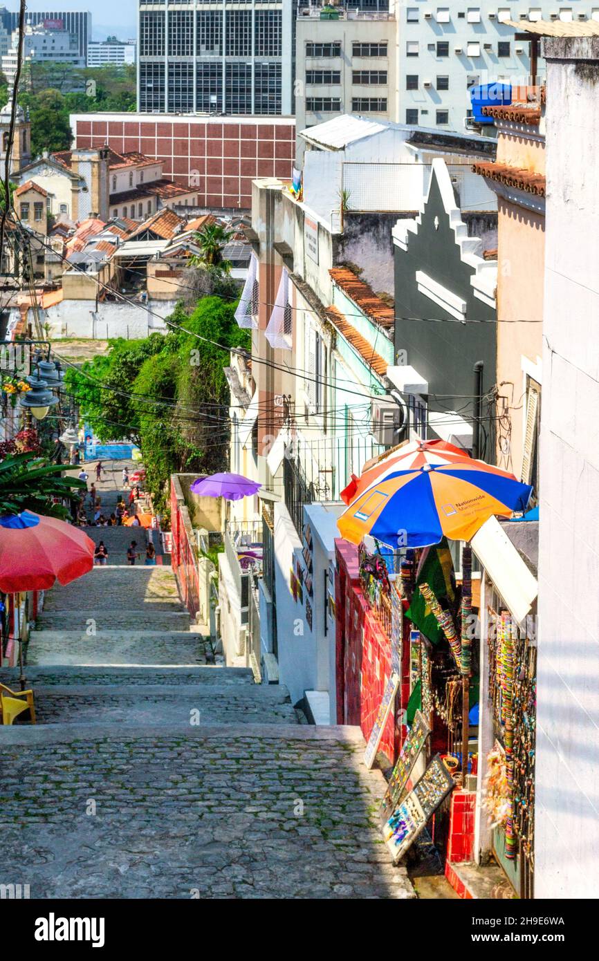 Selaron Steps, Rio de Janeiro, Brazil Stock Photo - Alamy