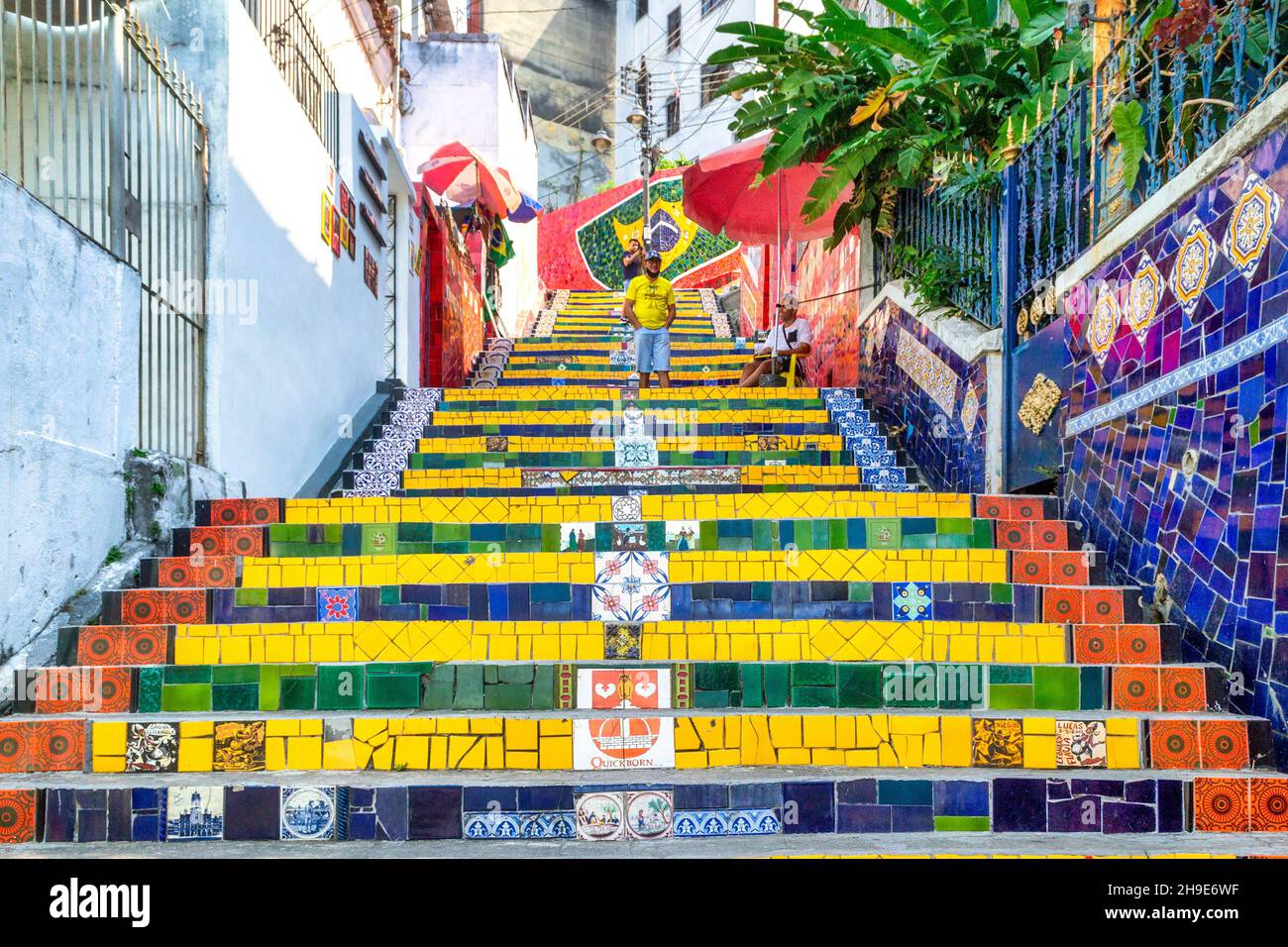 Selaron Steps, Rio de Janeiro, Brazil Stock Photo - Alamy