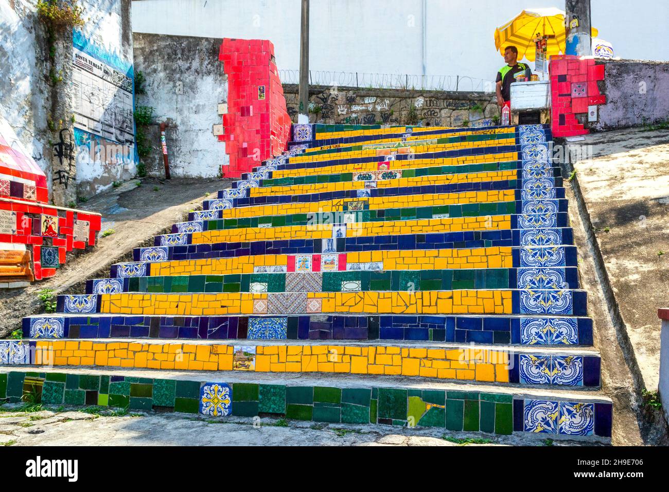 Selaron Steps, Rio de Janeiro, Brazil Stock Photo - Alamy