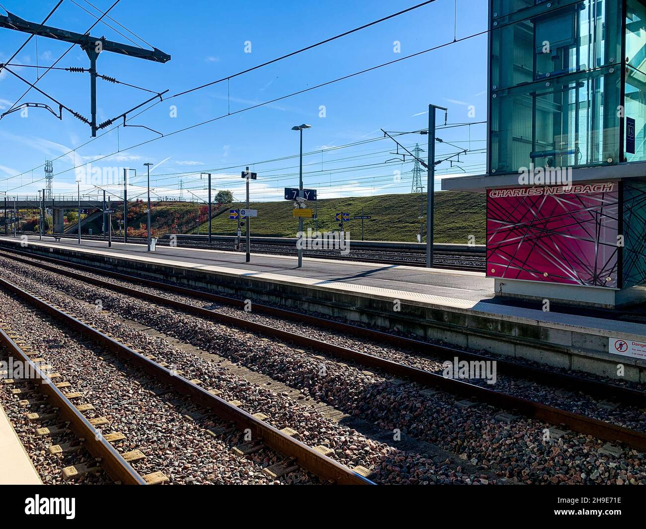 Champagne-Ardennes TGV Station, Bezannes, Reims, Champagne, France ...
