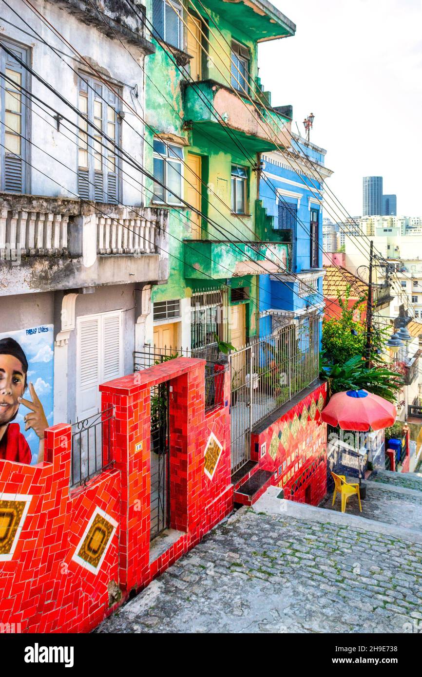 Selaron Steps, Rio de Janeiro, Brazil Stock Photo - Alamy
