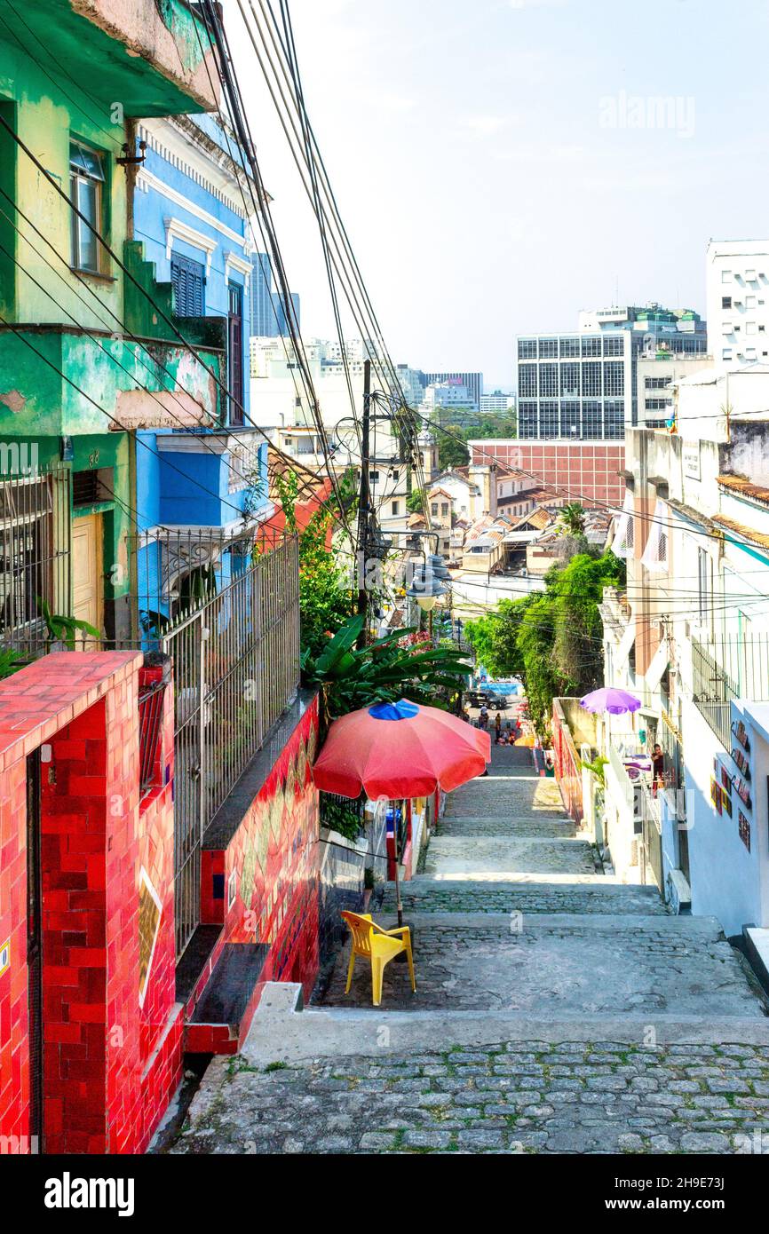 Selaron Steps, Rio de Janeiro, Brazil Stock Photo - Alamy