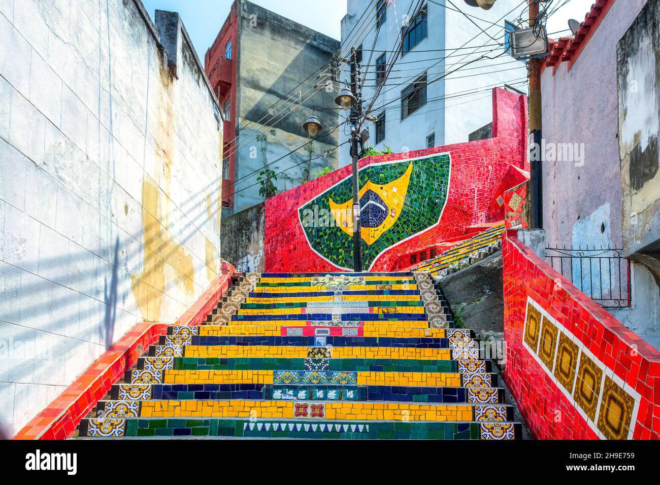 Selaron Steps, Rio de Janeiro, Brazil Stock Photo - Alamy