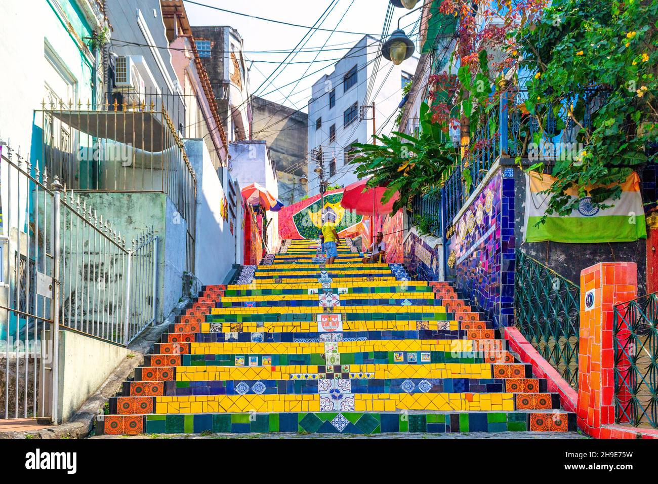 Selaron Steps, Rio de Janeiro, Brazil Stock Photo - Alamy