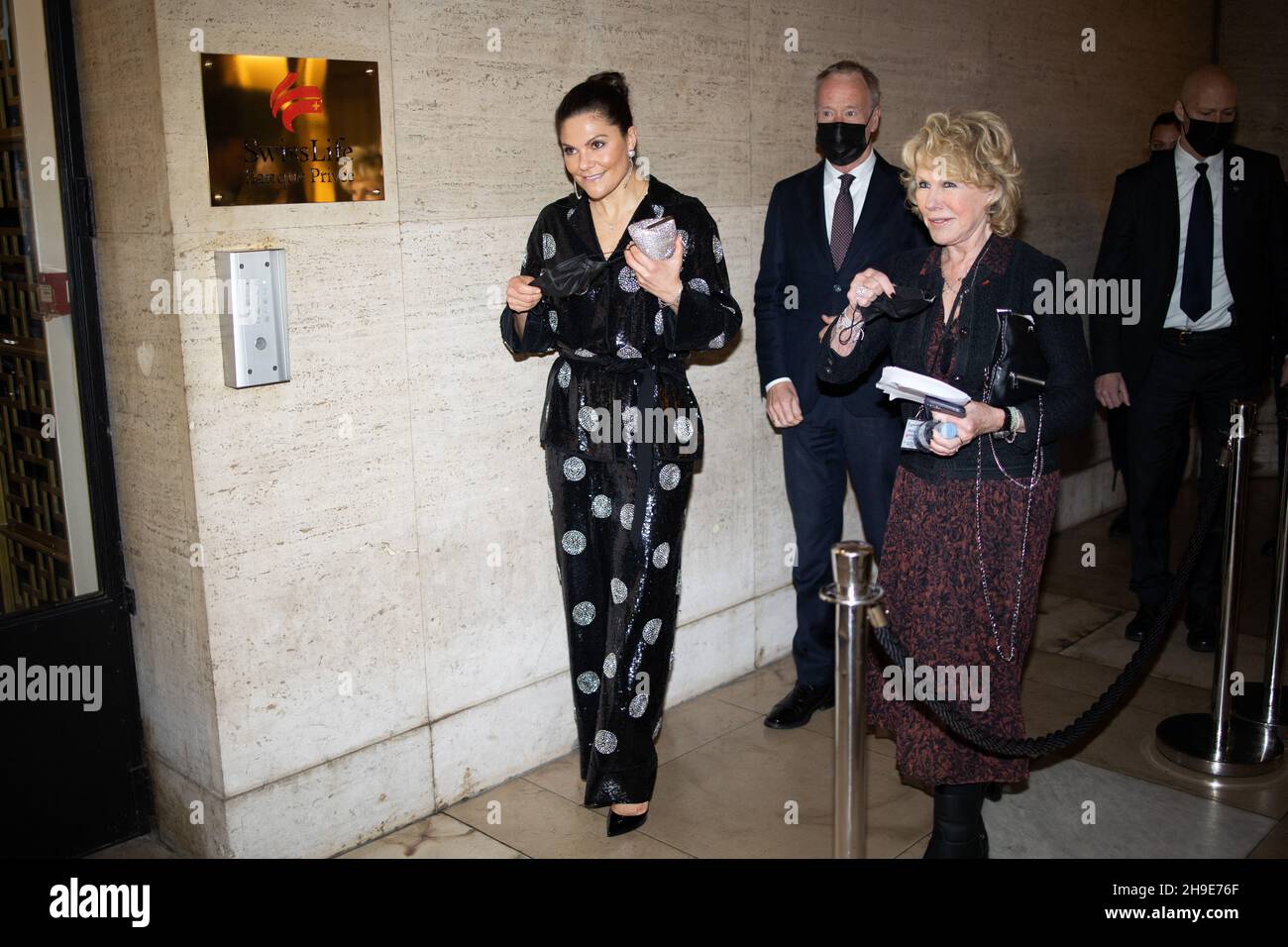 Swedish ambassador in Paris Hakan Akesson and Victoria, Crown Princess ...