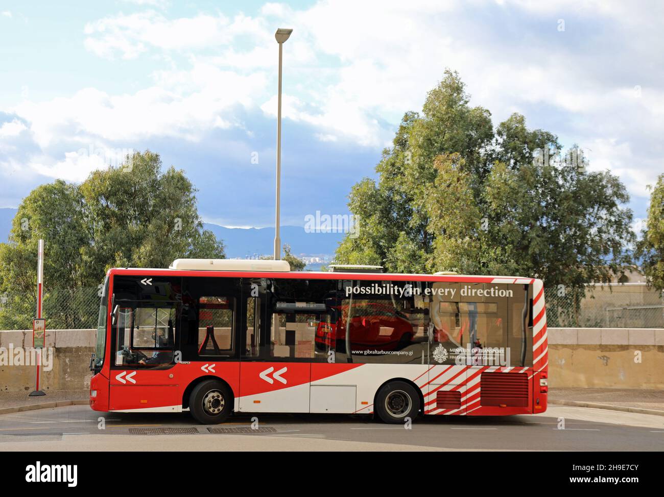 Public transport in Gibraltar Stock Photo - Alamy