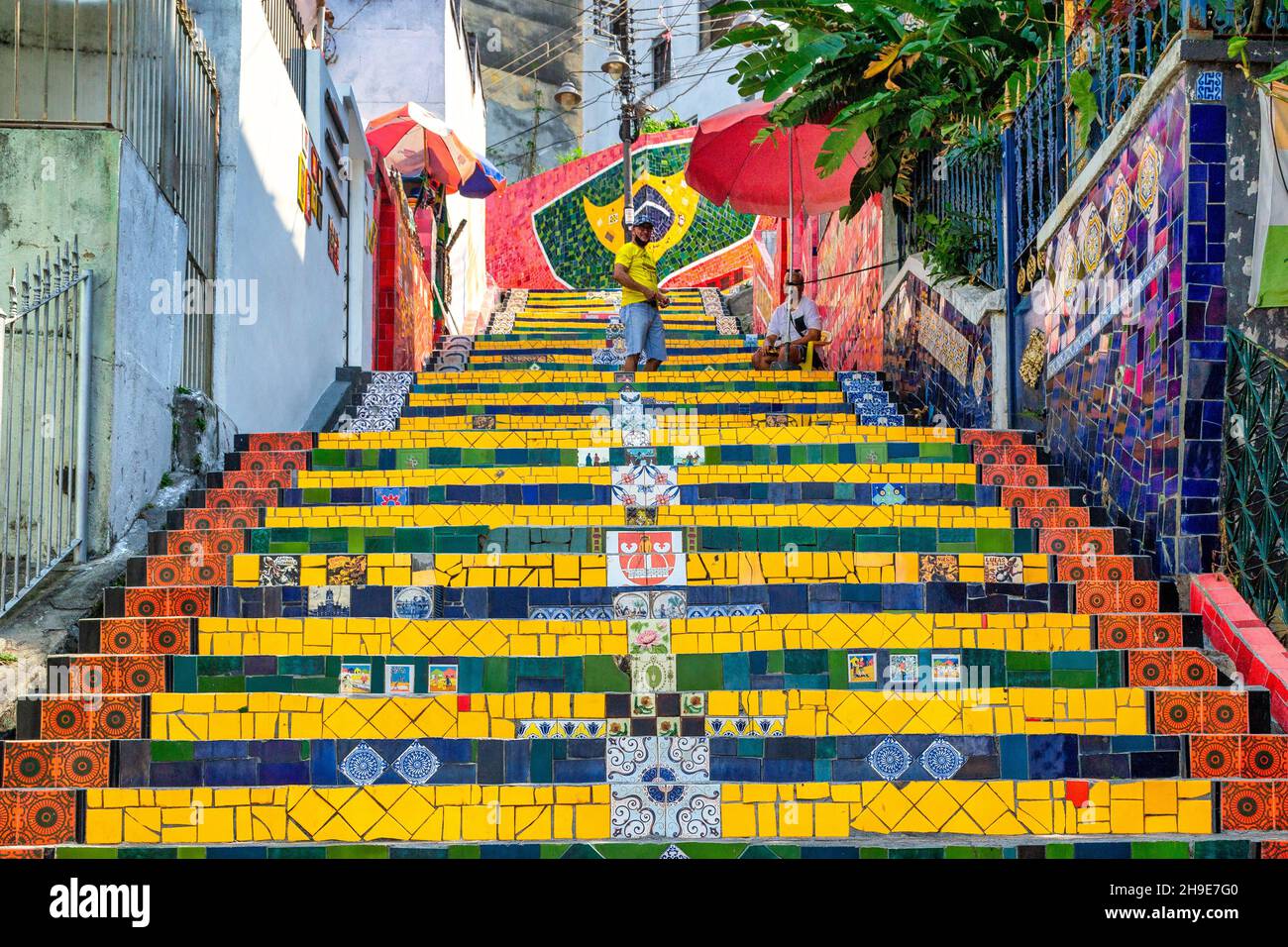 Selaron Steps, Rio de Janeiro, Brazil Stock Photo - Alamy