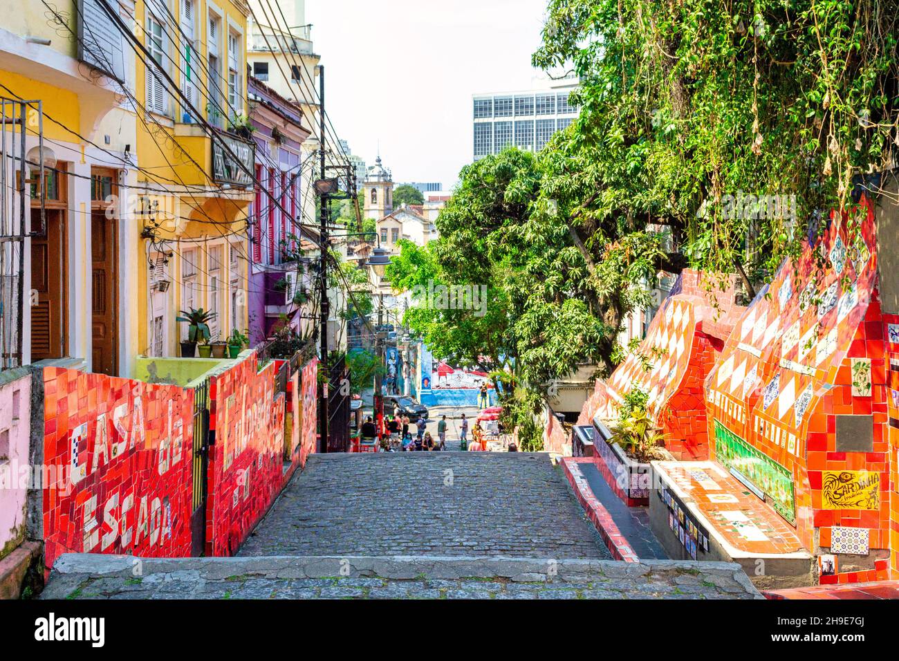 Selaron Steps, Rio de Janeiro, Brazil Stock Photo - Alamy