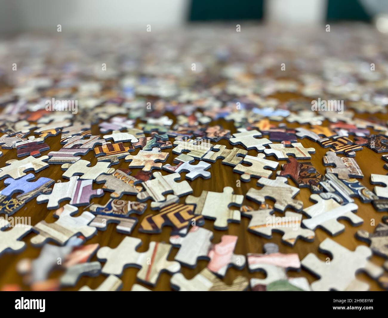 Unassembled puzzle hi-res stock photography and images - Alamy