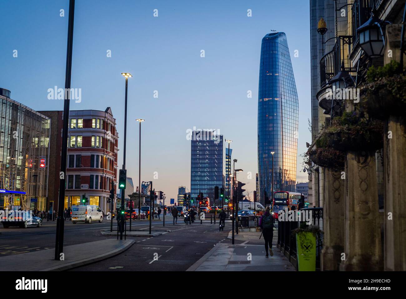 Blackfriars Bridge and One Blackfriars building informally known as The ...