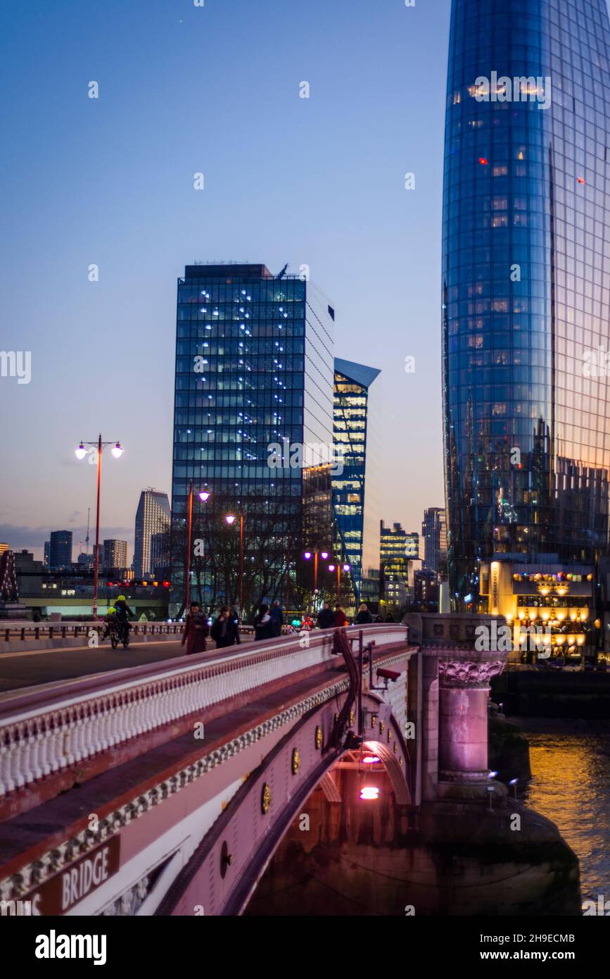 Blackfriars Bridge and One Blackfriars building informally known as The ...