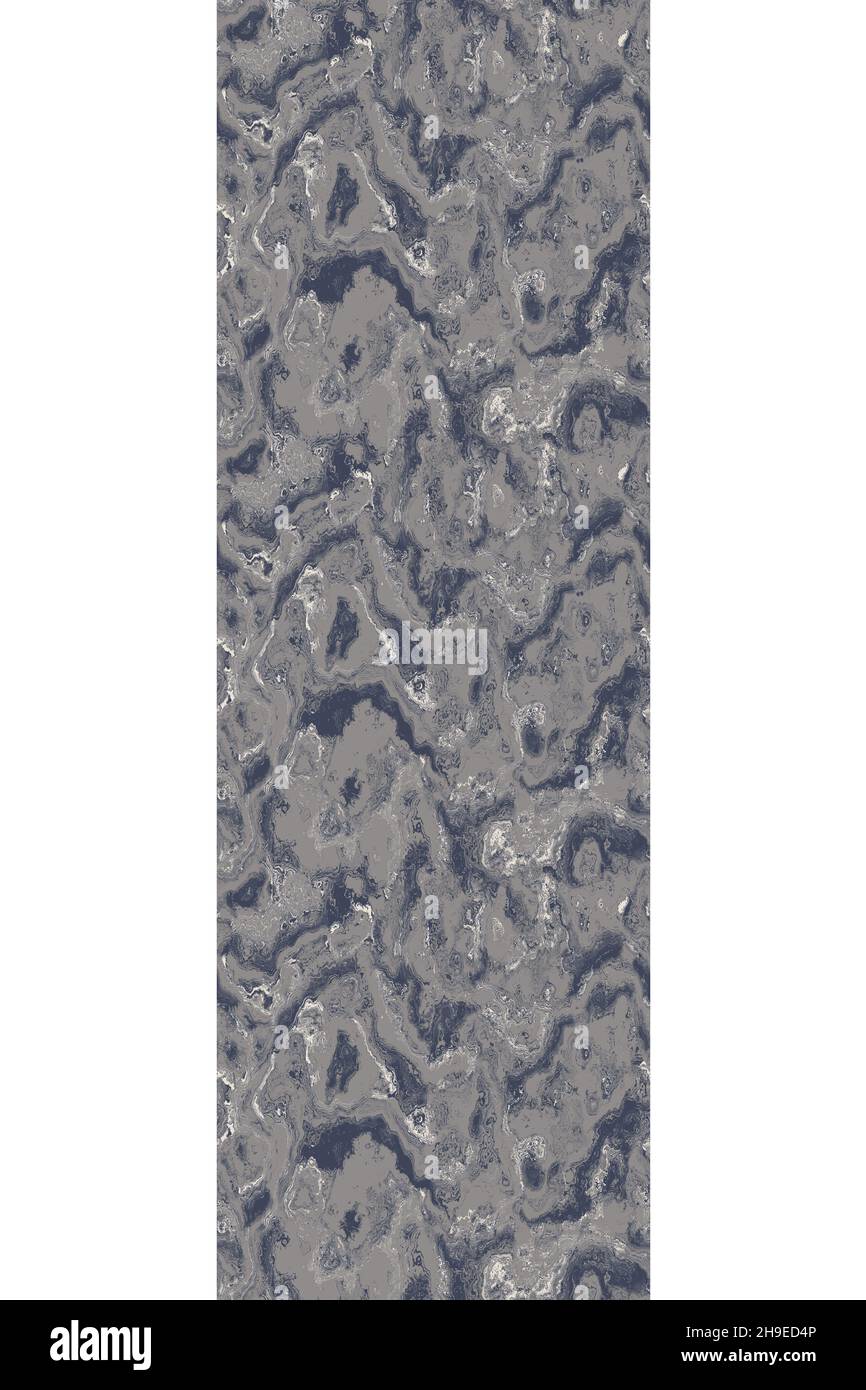 Grey tonal marbled seamless vertical border edge. Random stone rock ...