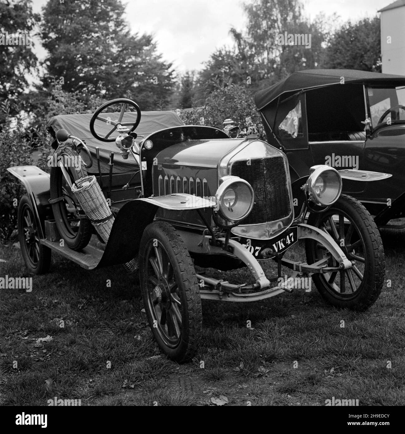 Meeting of old car Black and White Stock Photos & Images - Alamy