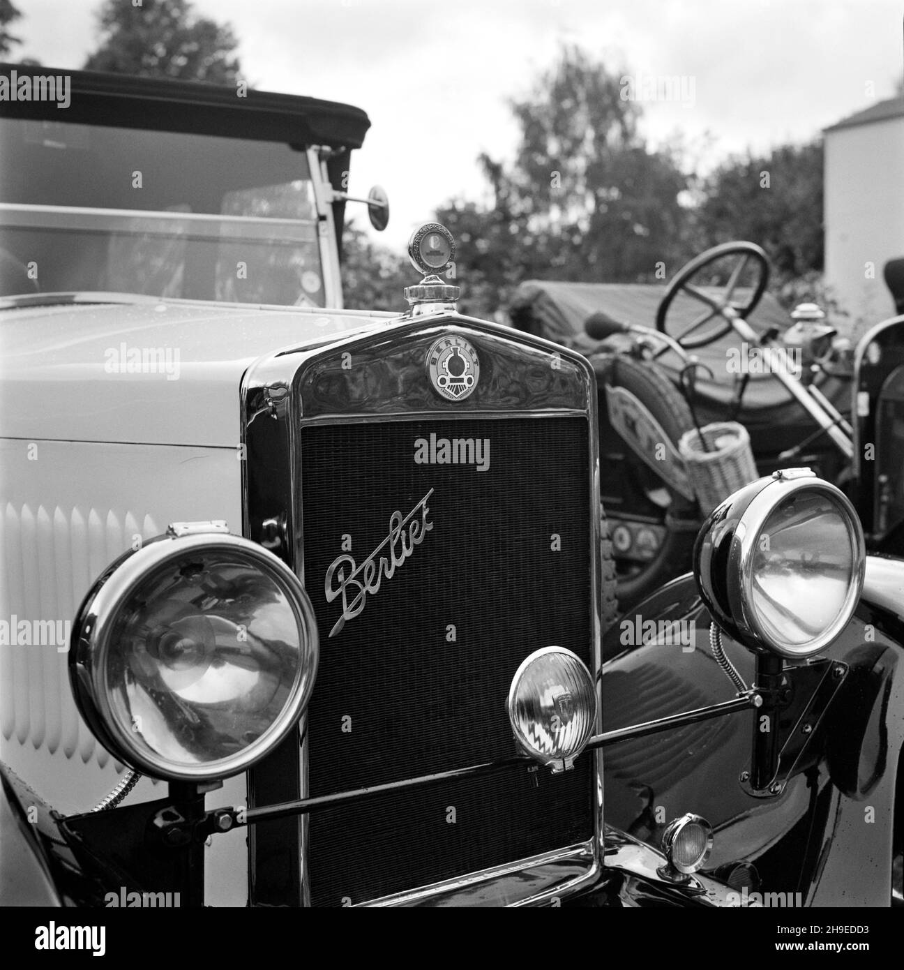 Meeting of old car Black and White Stock Photos & Images - Alamy