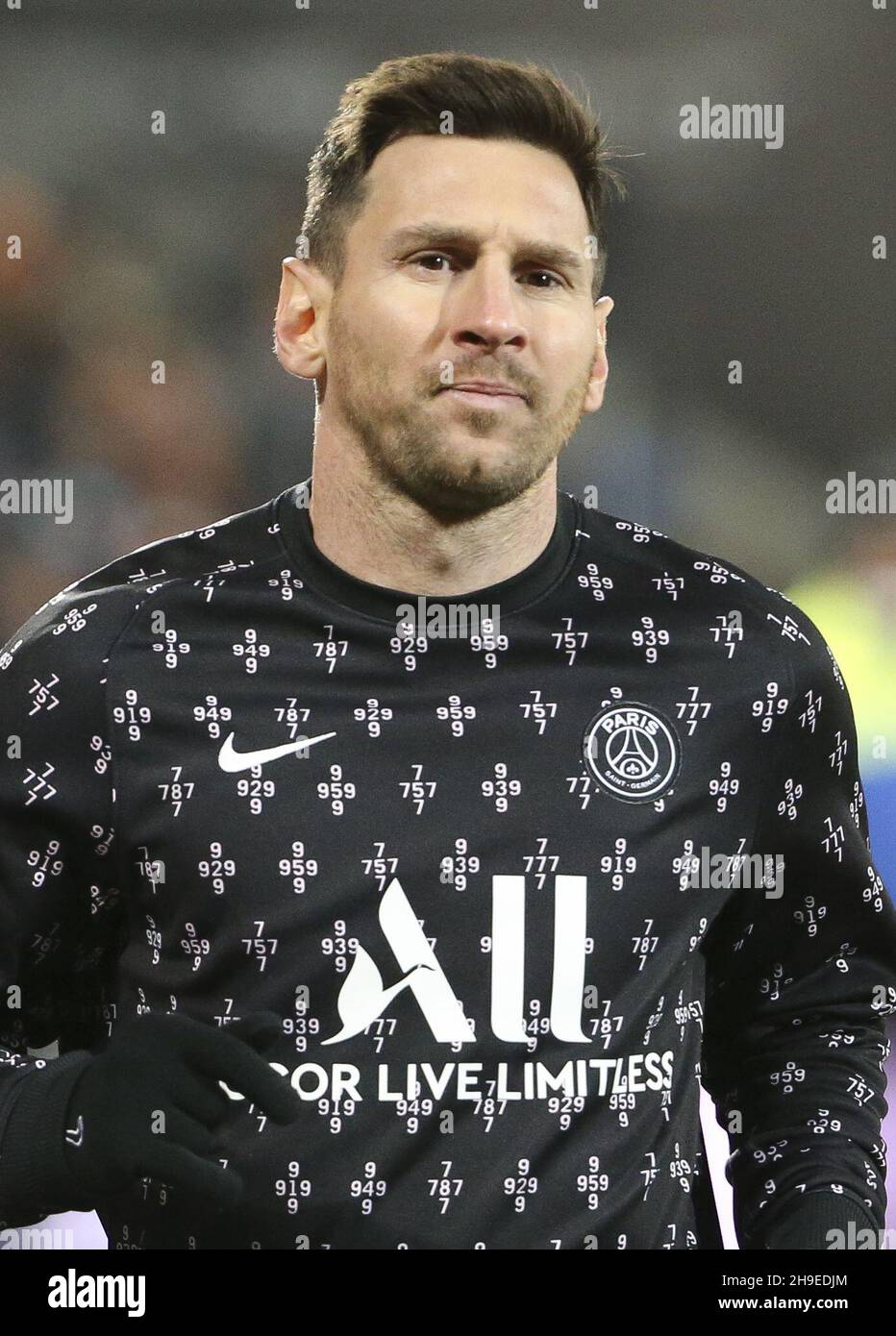 Lionel Messi of PSG during the French championship Ligue 1 football ...