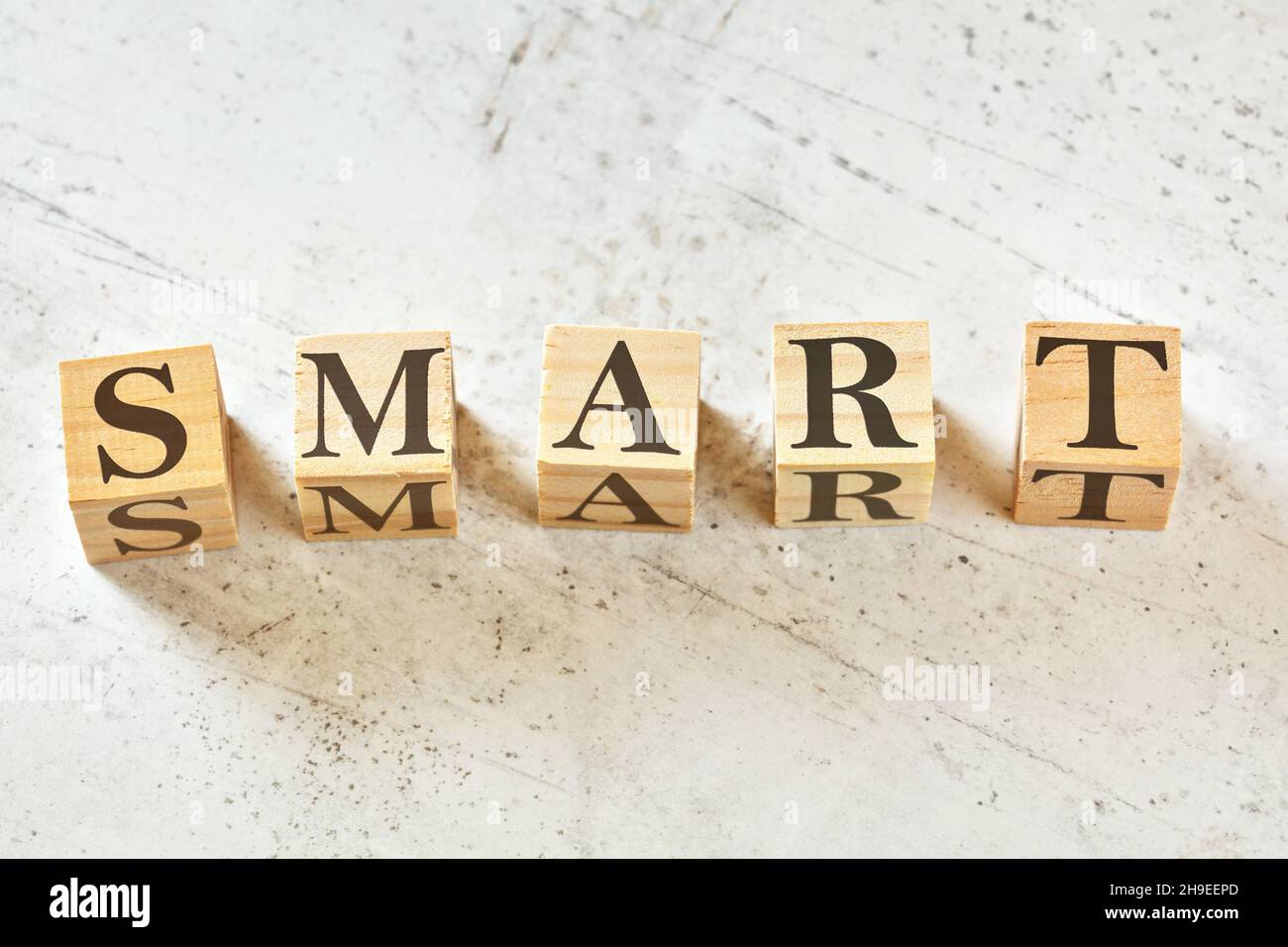 Smart specific measurable attainable relevant hi-res stock photography ...