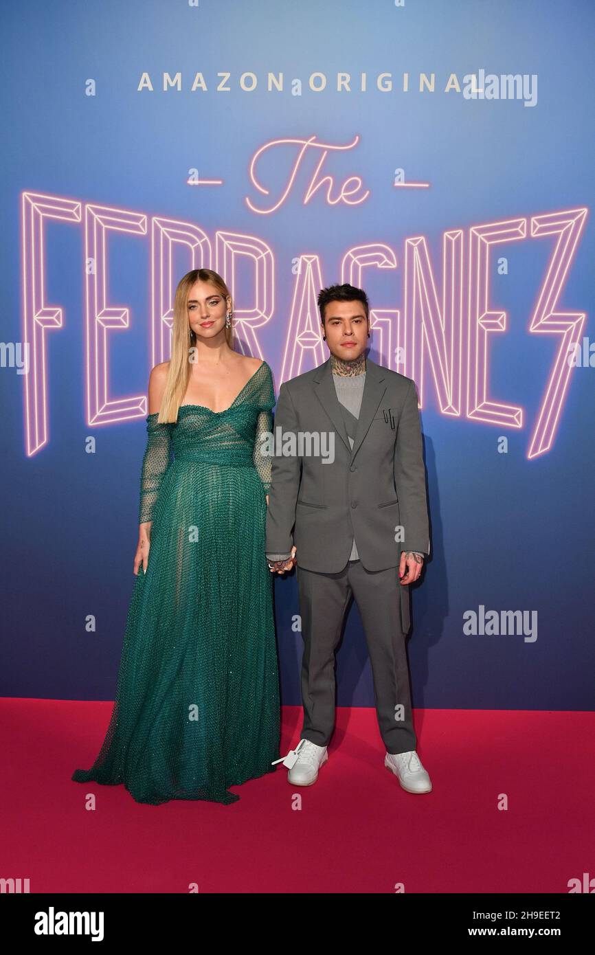 Chiara Ferragni , Fedez Premiere of -The Ferragnez - The Series- Milan ...