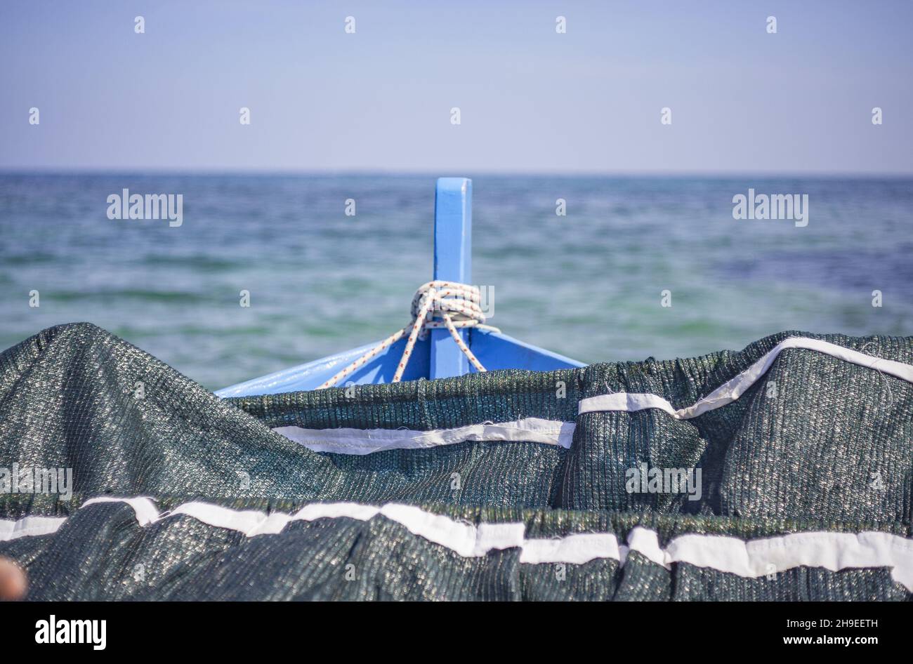 Stern traditional wood fishing boat hi-res stock photography and images ...