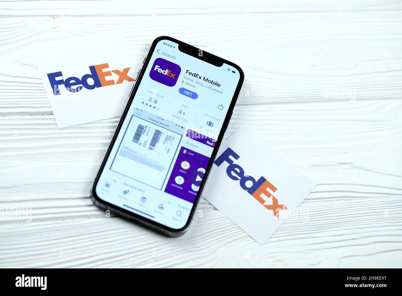 Fedex logotype hi-res stock photography and images - Alamy