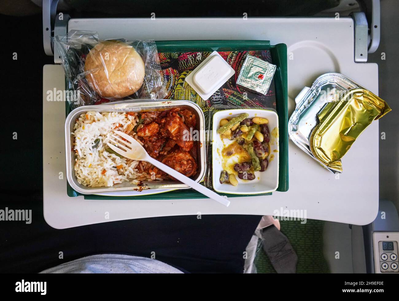 Airplane food tray hi-res stock photography and images - Alamy