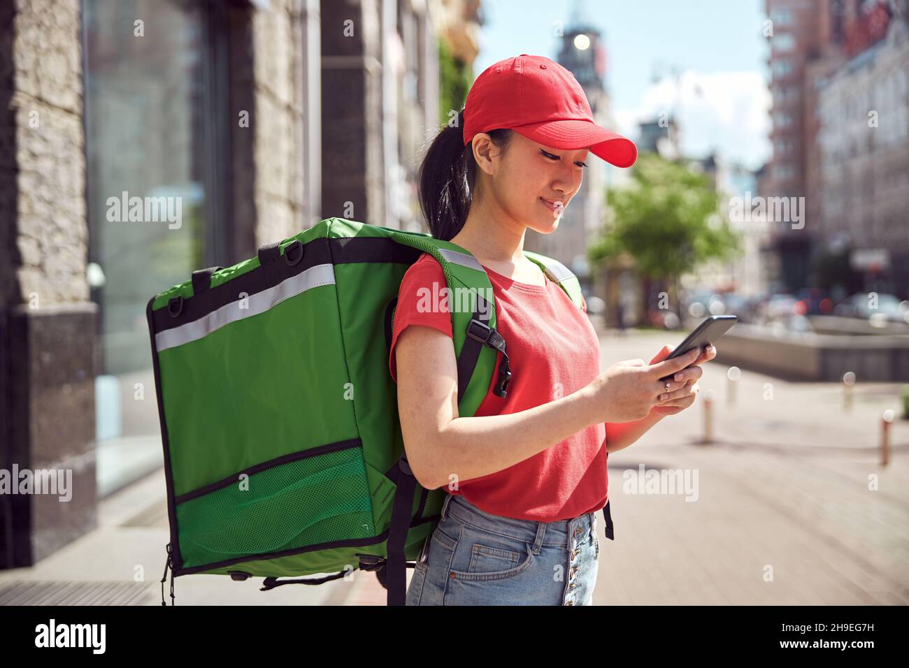 Asian food delivery service hi-res stock photography and images - Alamy