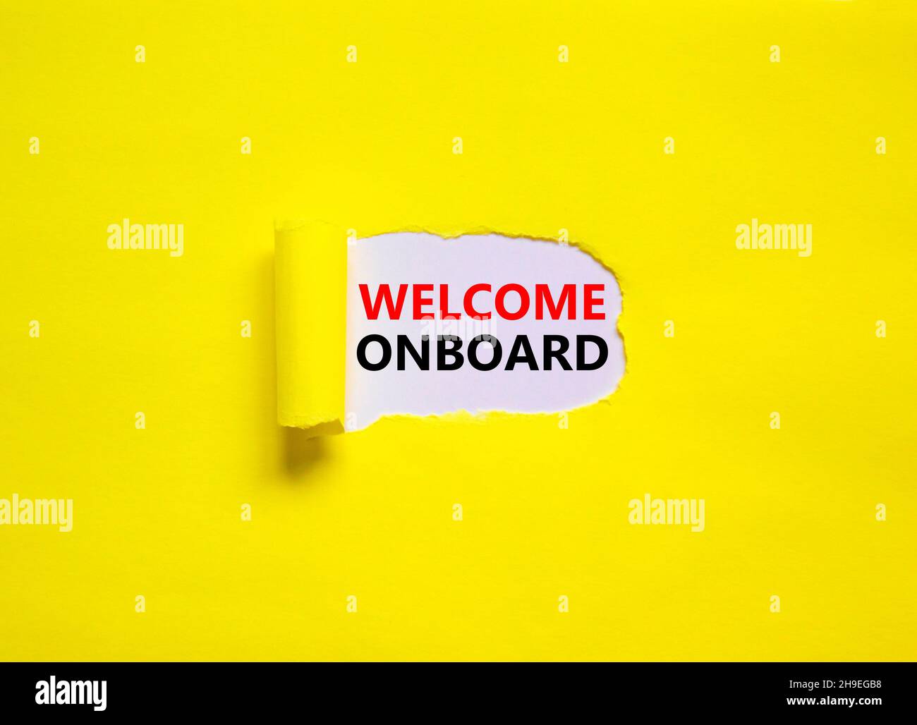 Welcome onboard onboarding symbol. Concept words Welcome onboard ...