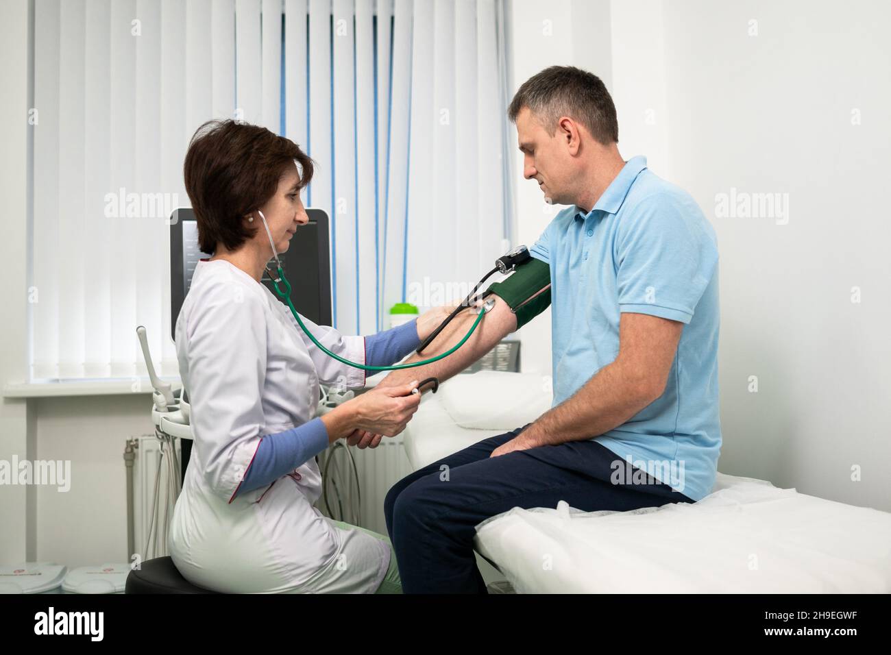 Medical and healthcare concept. Hypertension, high blood pressure and ...