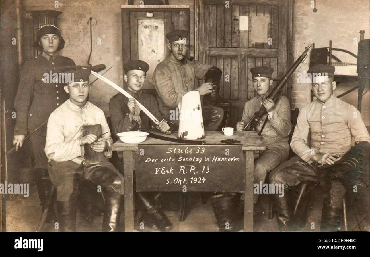 German celebrating their first Sunday in Hanover, few years after the ...
