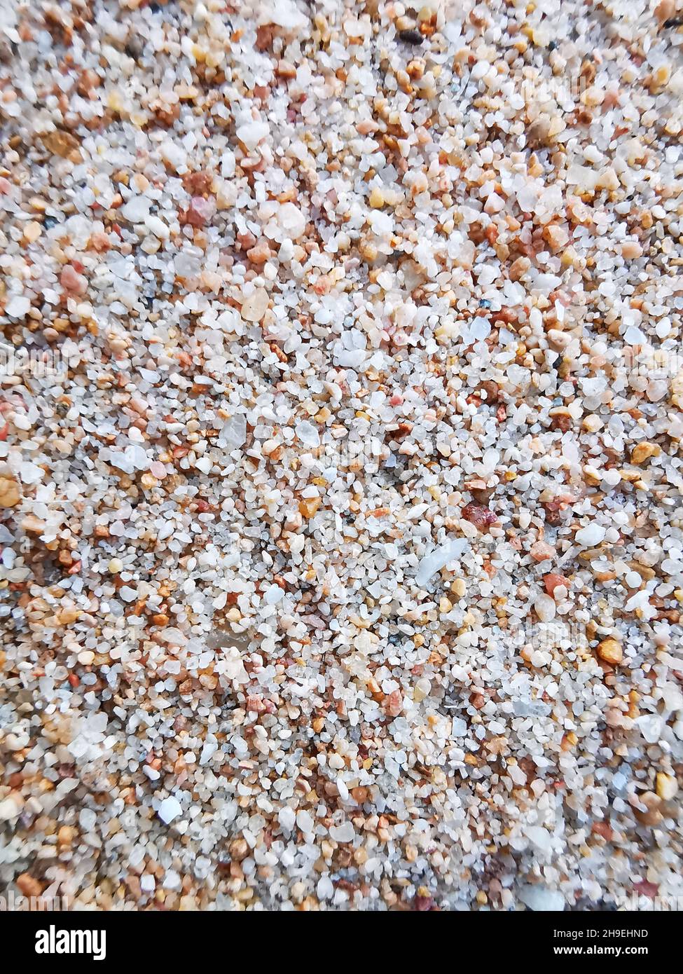 Closeup texture of crushed stone and sand mixture ground Stock Photo ...