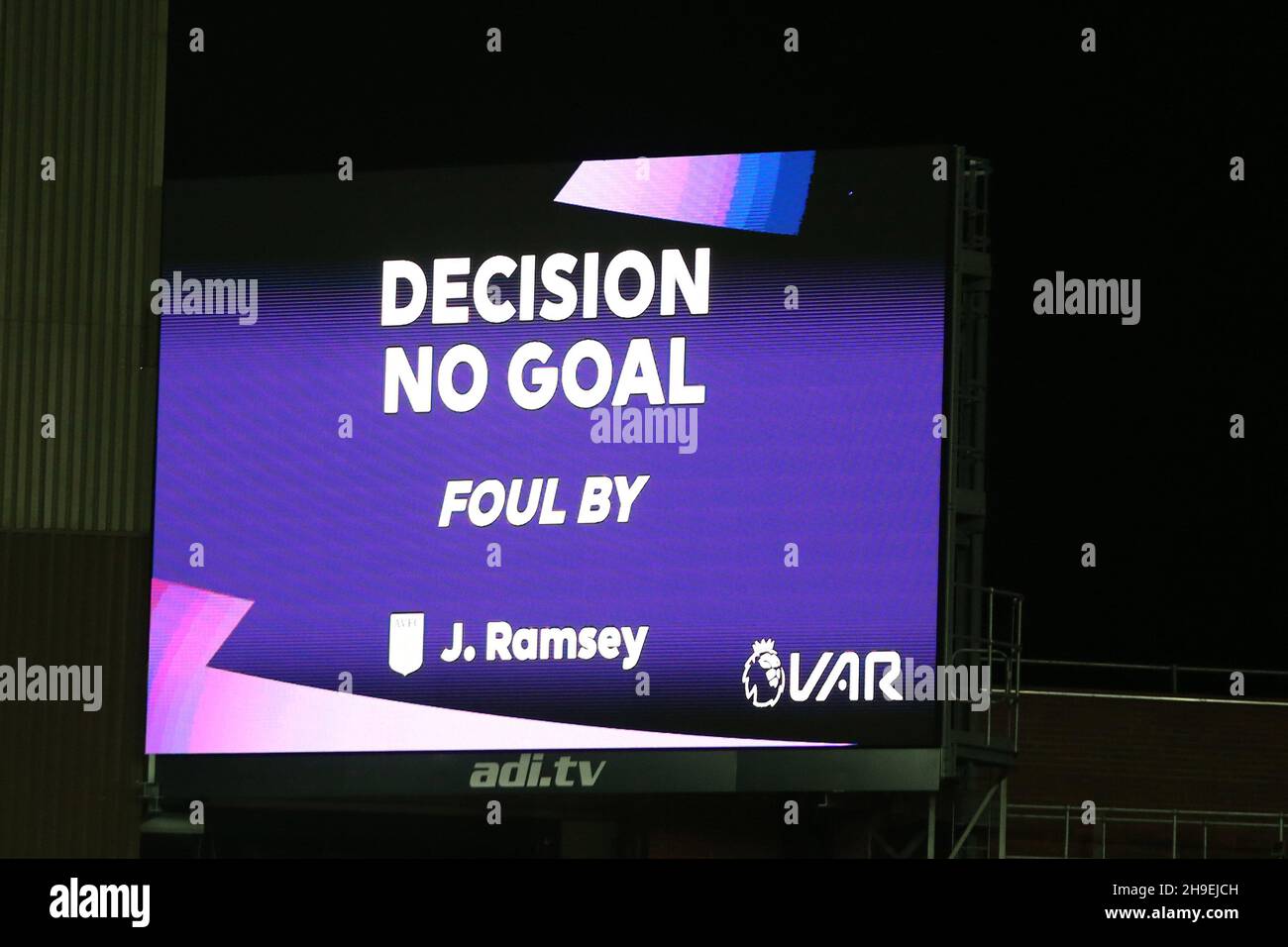 The var screen shows hi-res stock photography and images - Alamy