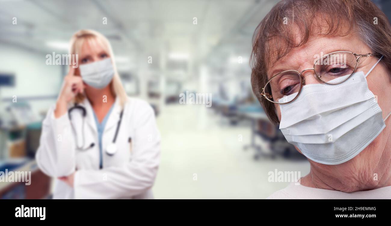 Shocked woman face looking down hi-res stock photography and images - Alamy