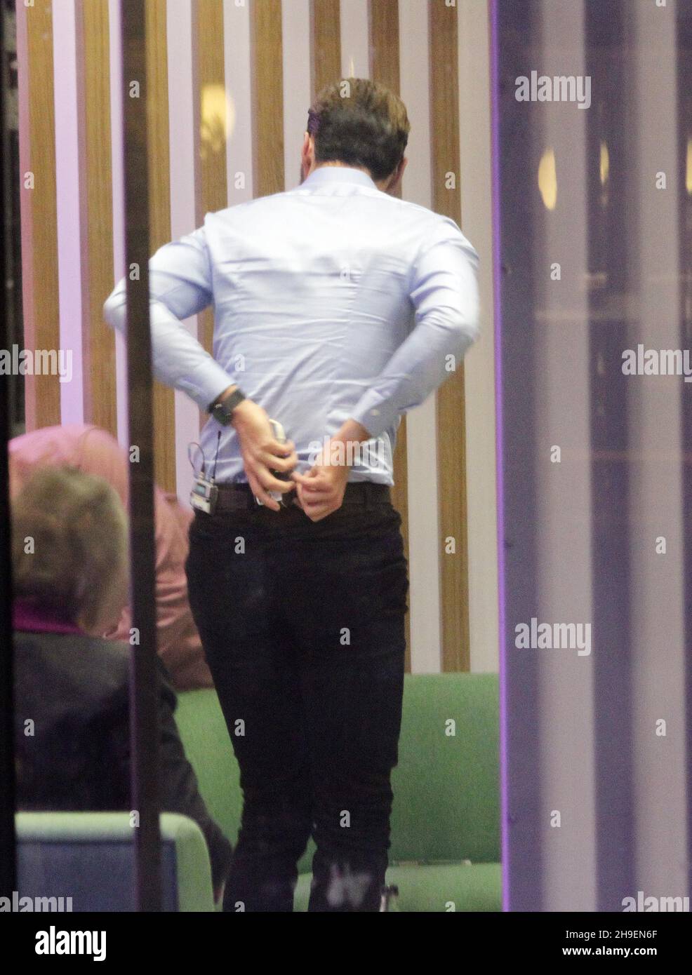 rylan clark presents the one show and you can see his new teeth Stock ...