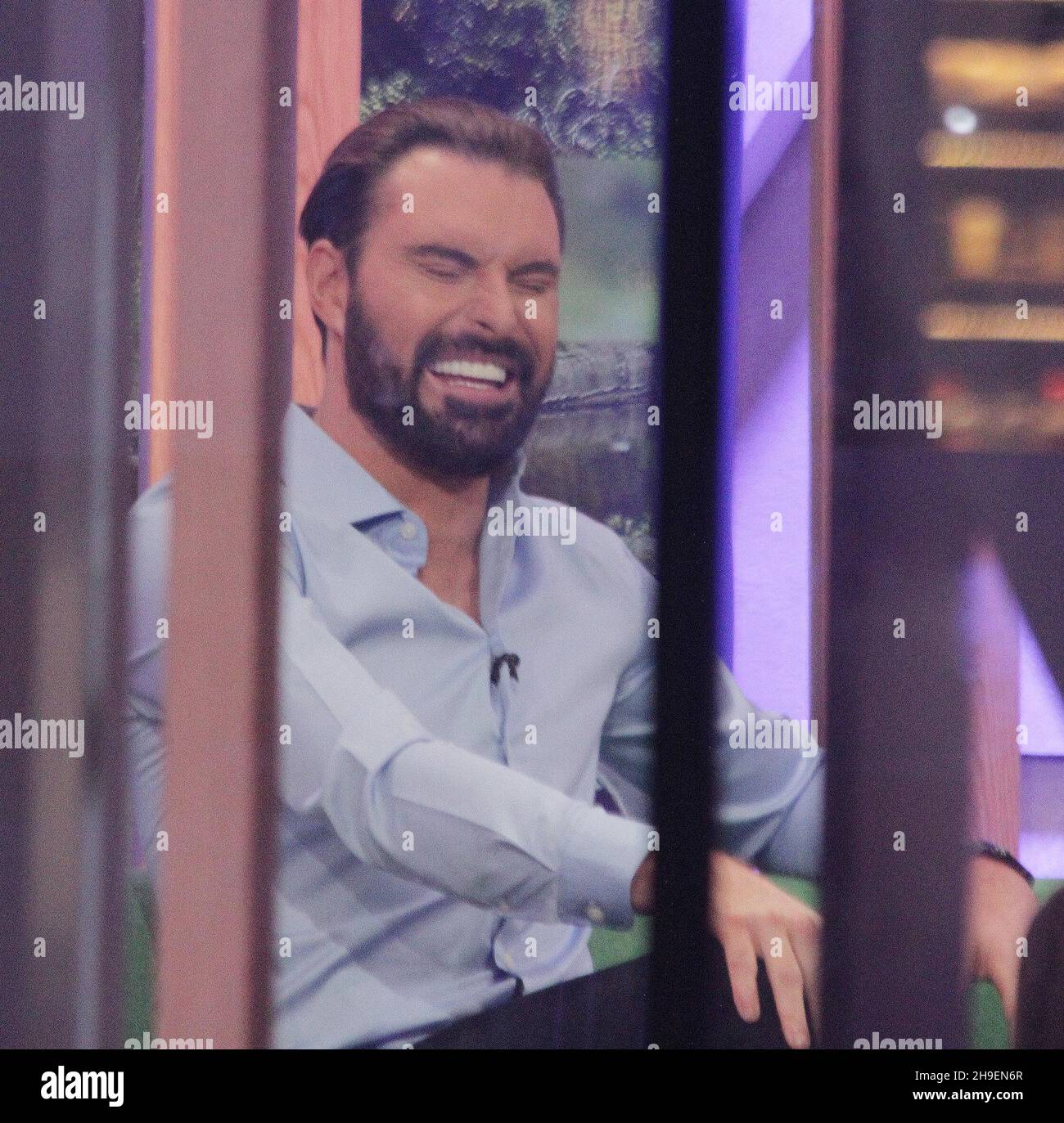 rylan clark presents the one show and you can see his new teeth Stock ...