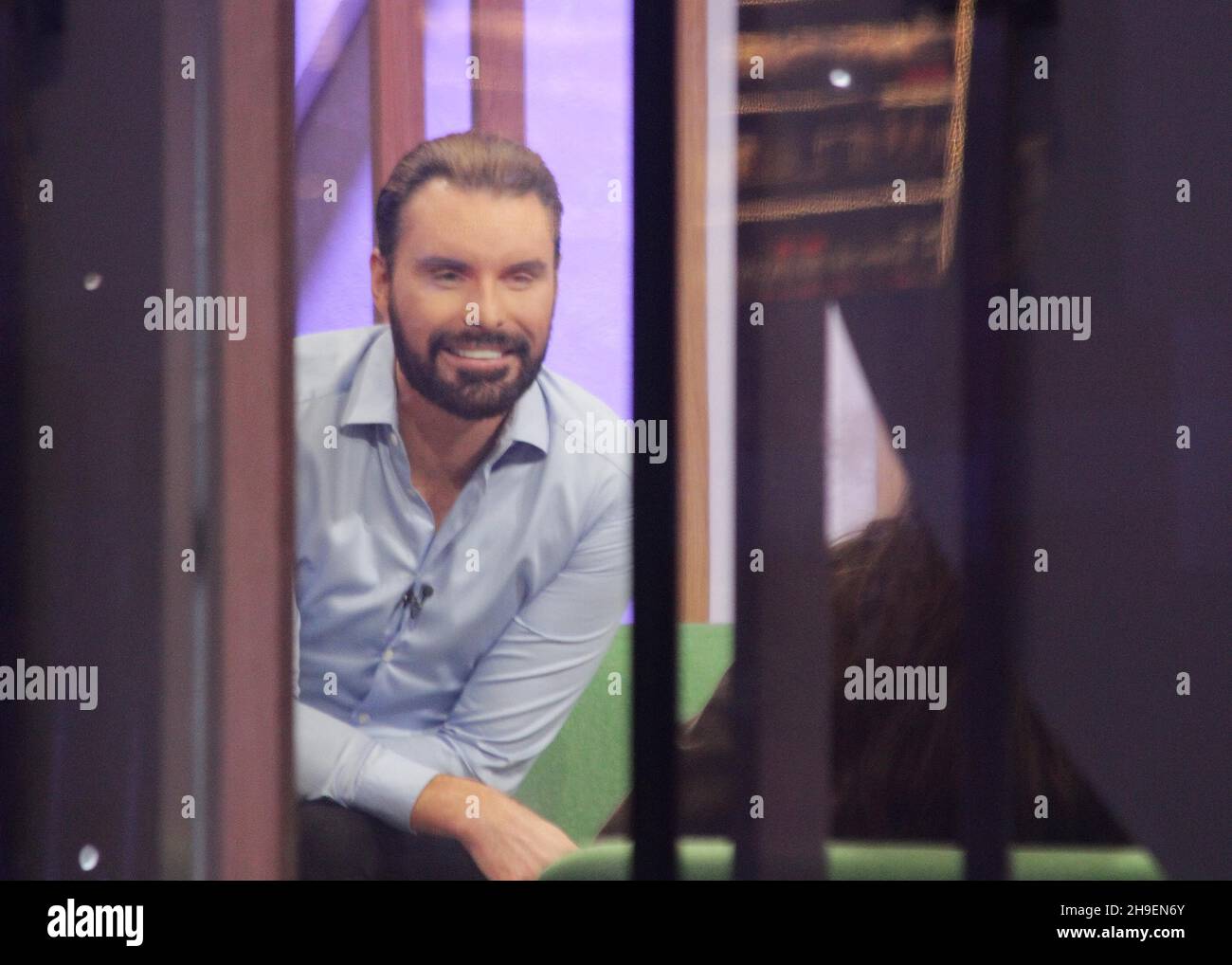 rylan clark presents the one show and you can see his new teeth Stock ...