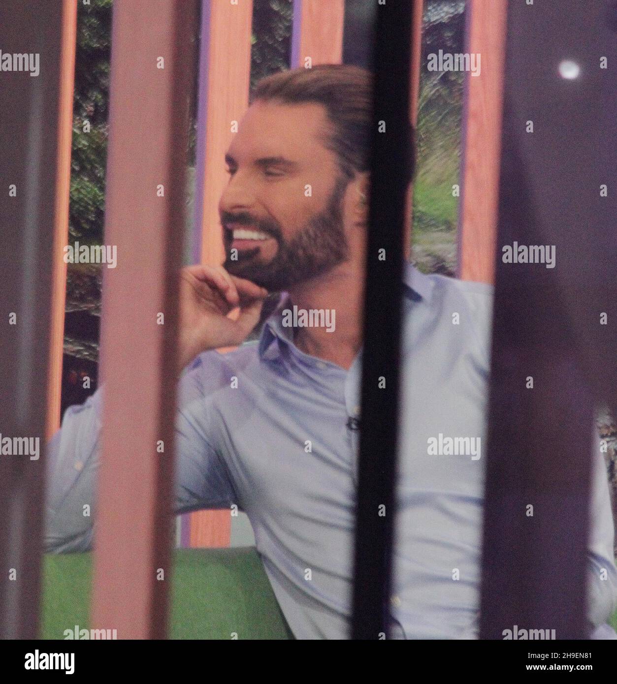 rylan clark presents the one show and you can see his new teeth Stock ...