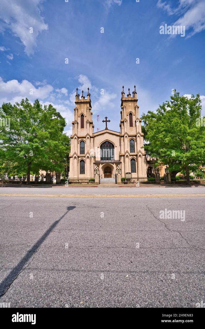 COLUMBIA, UNITED STATES - May 04, 2021: A vertical shot of Trinity ...
