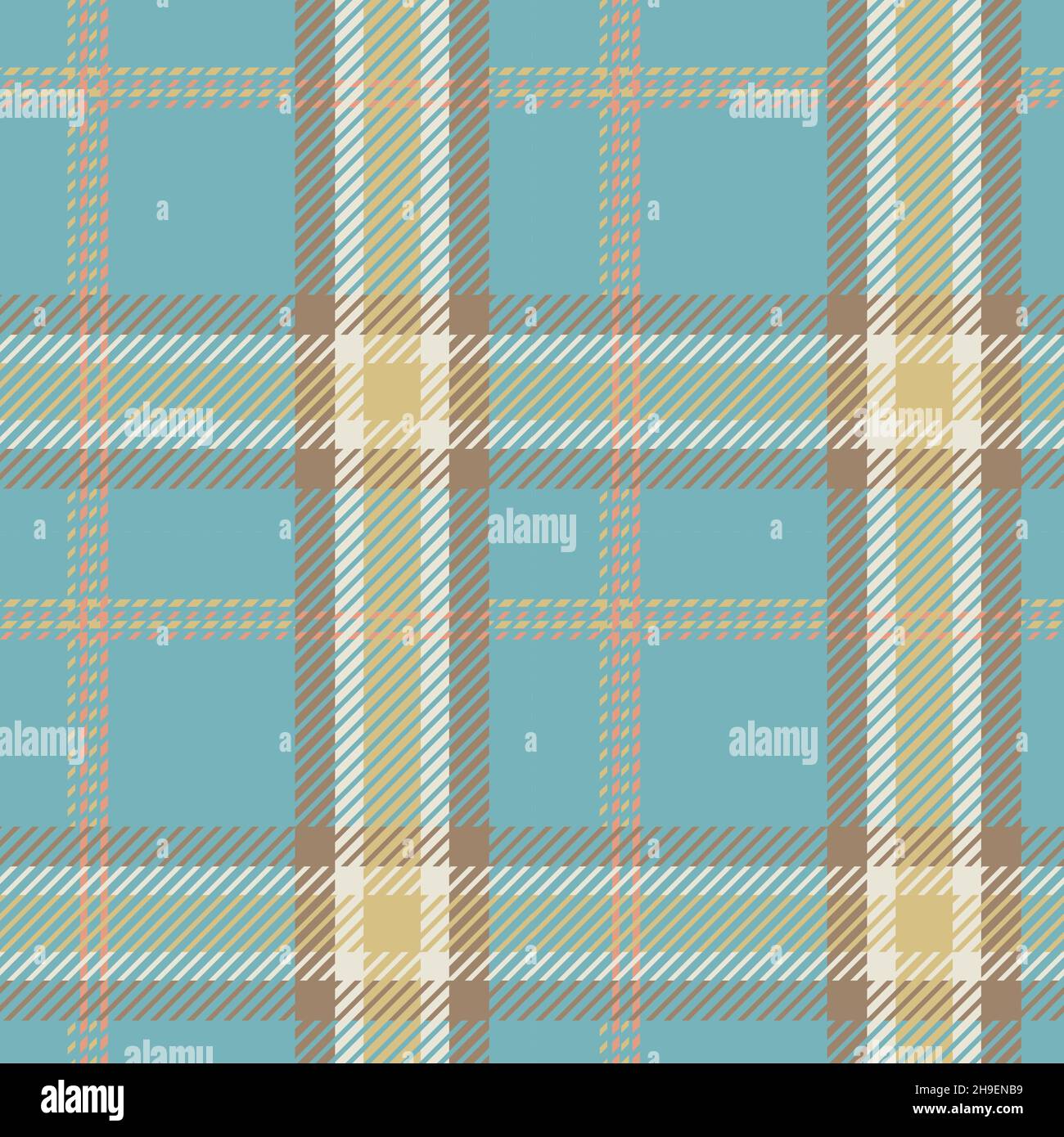 Gender neutral seamless plaid vector pattern. Gingham baby color ...
