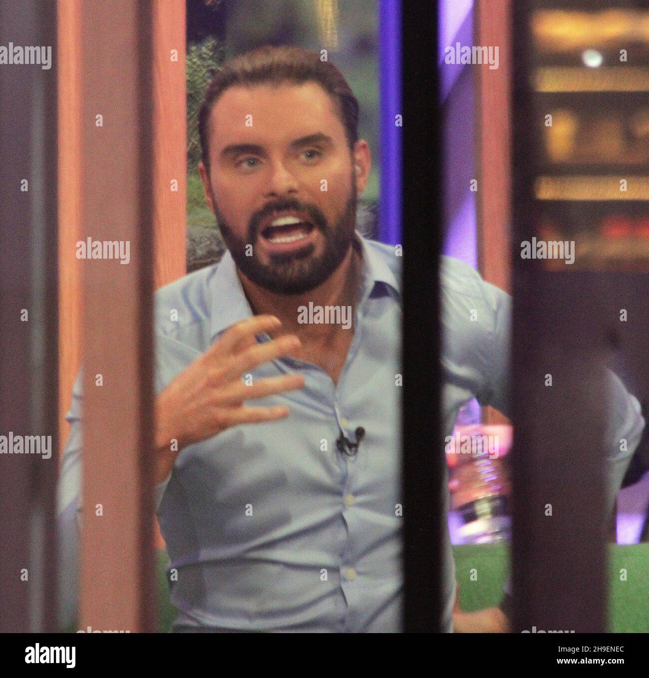 rylan clark presents the one show and you can see his new teeth Stock ...