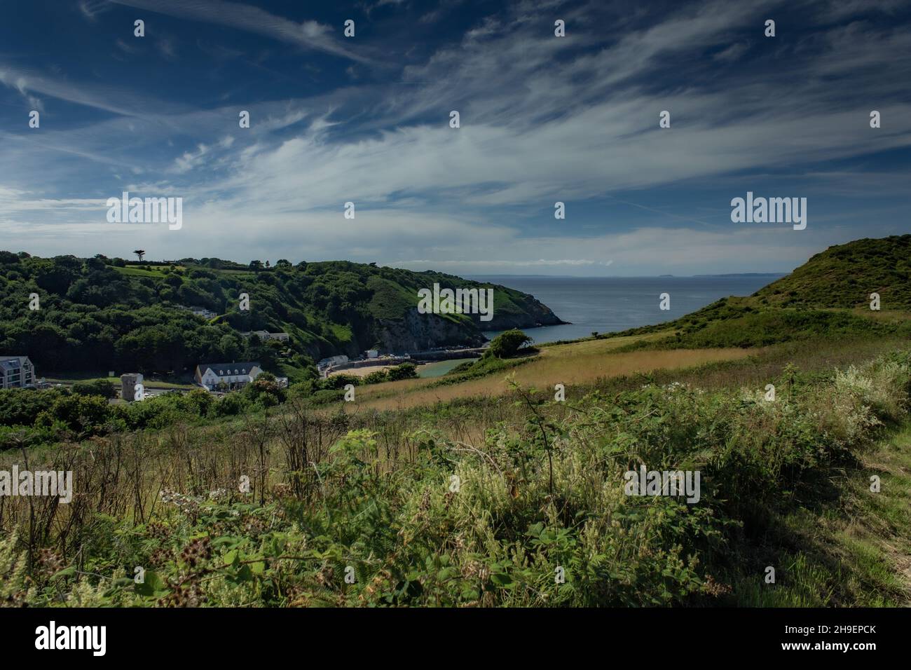 The Channel Islands of Jersey, Guernsey and Sark in summer with sun ...