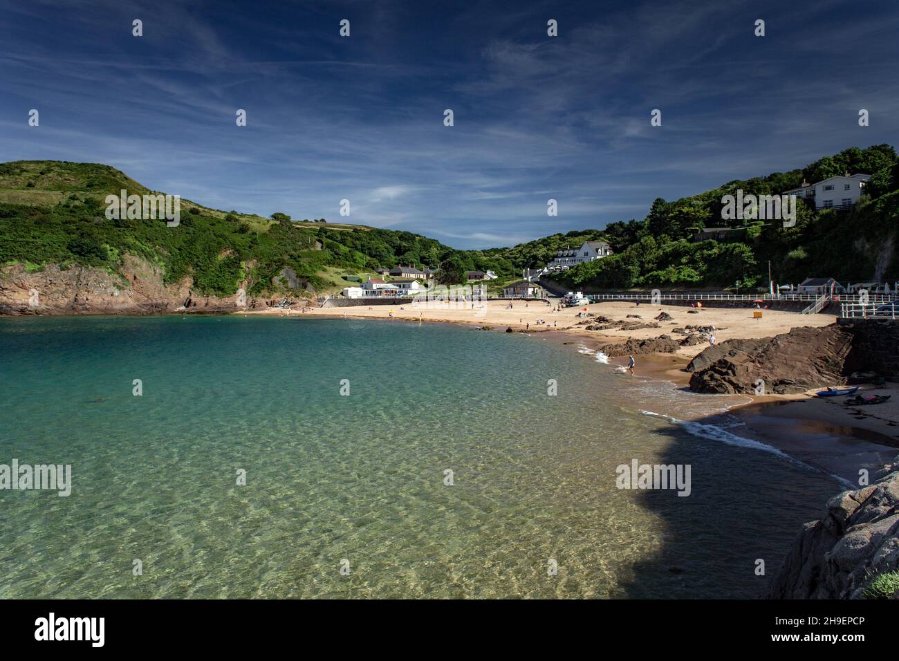The Channel Islands of Jersey, Guernsey and Sark in summer with sun ...