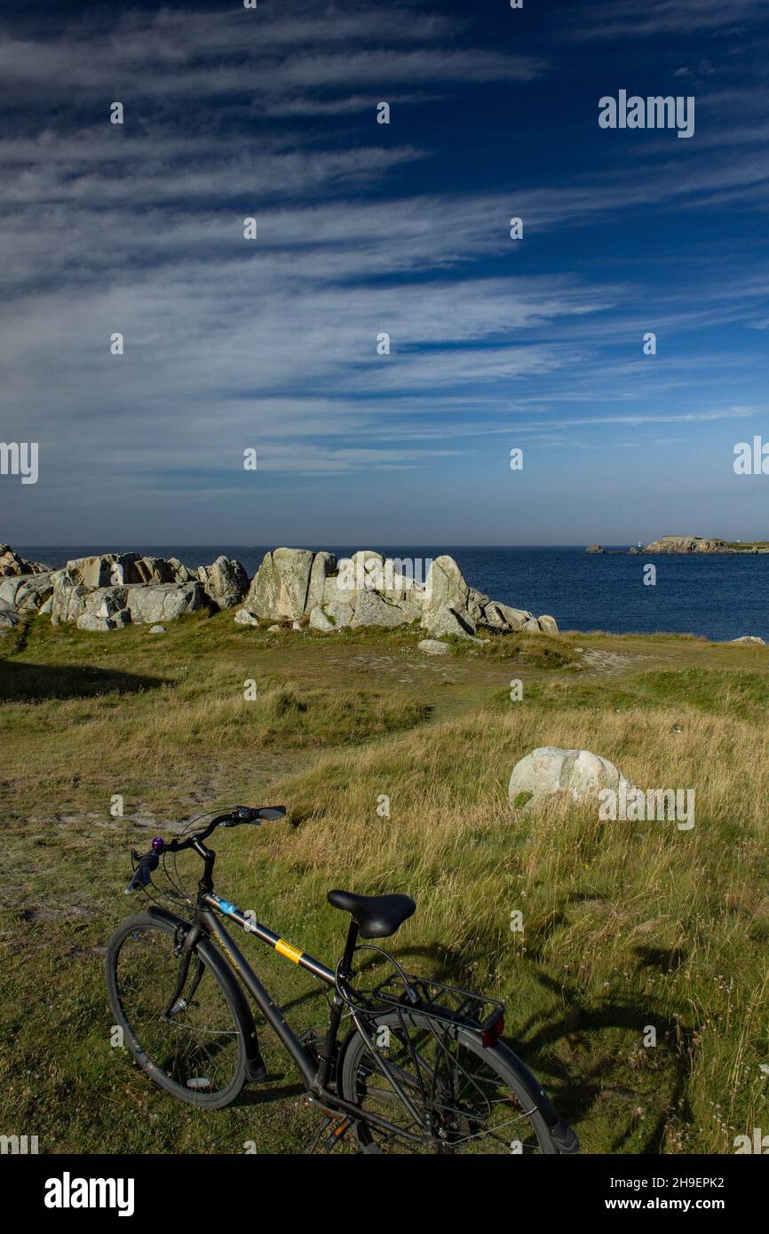 The Channel Islands of Jersey, Guernsey and Sark in summer with sun ...