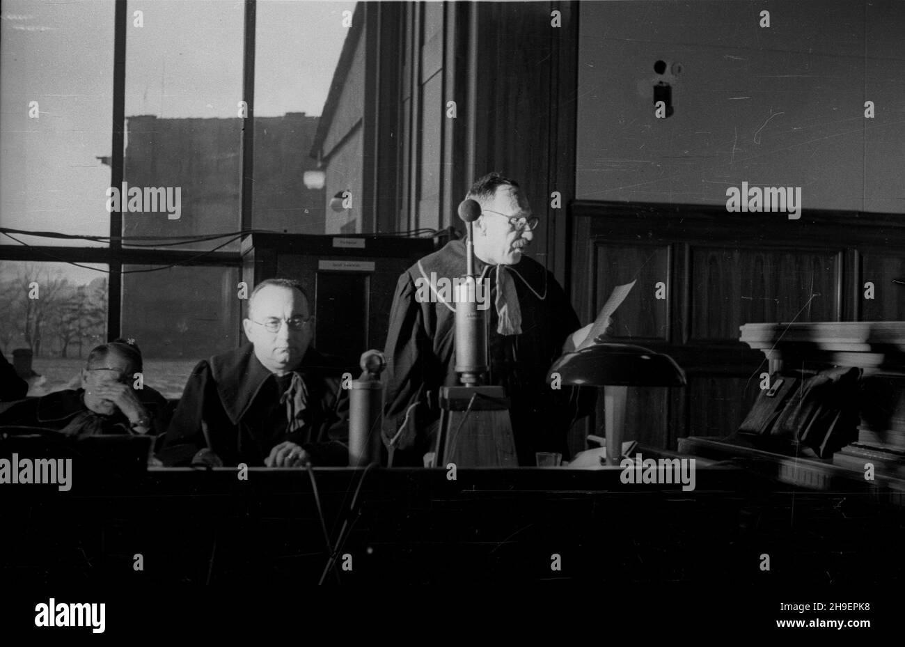 Auschwitz trial 1947 hi-res stock photography and images - Alamy