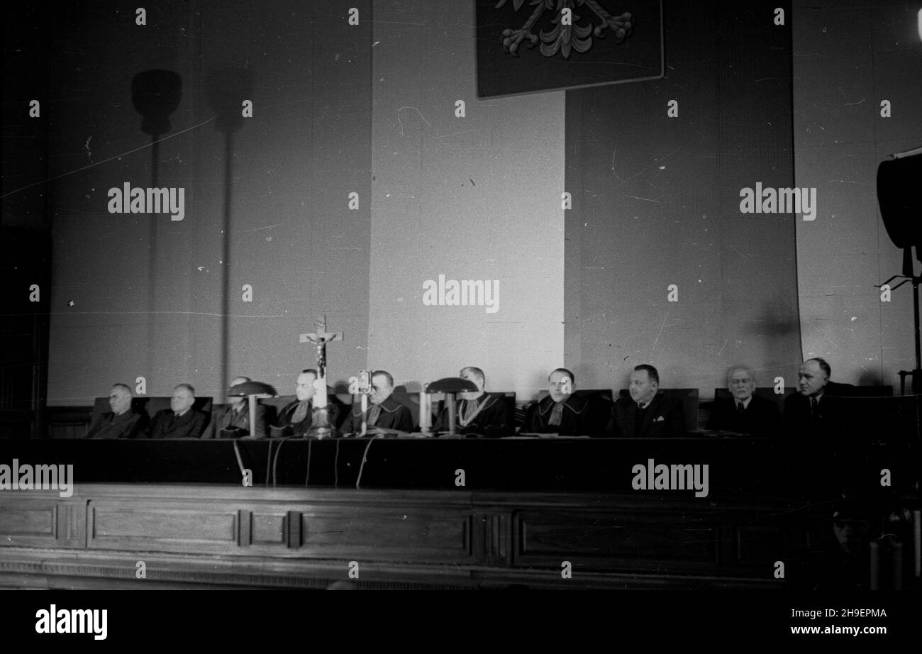 Auschwitz trial 1947 hi-res stock photography and images - Alamy