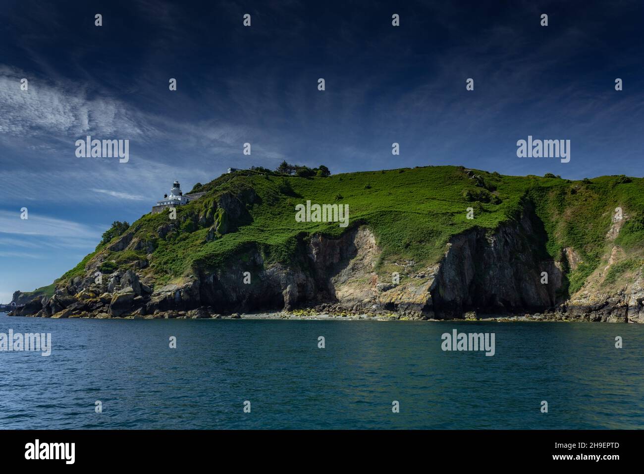 The Channel Islands of Jersey, Guernsey and Sark in summer with sun ...