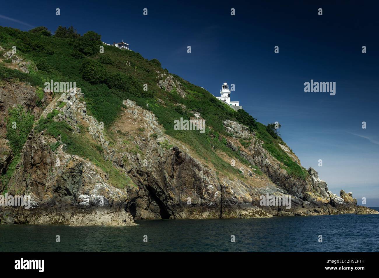 The Channel Islands of Jersey, Guernsey and Sark in summer with sun ...