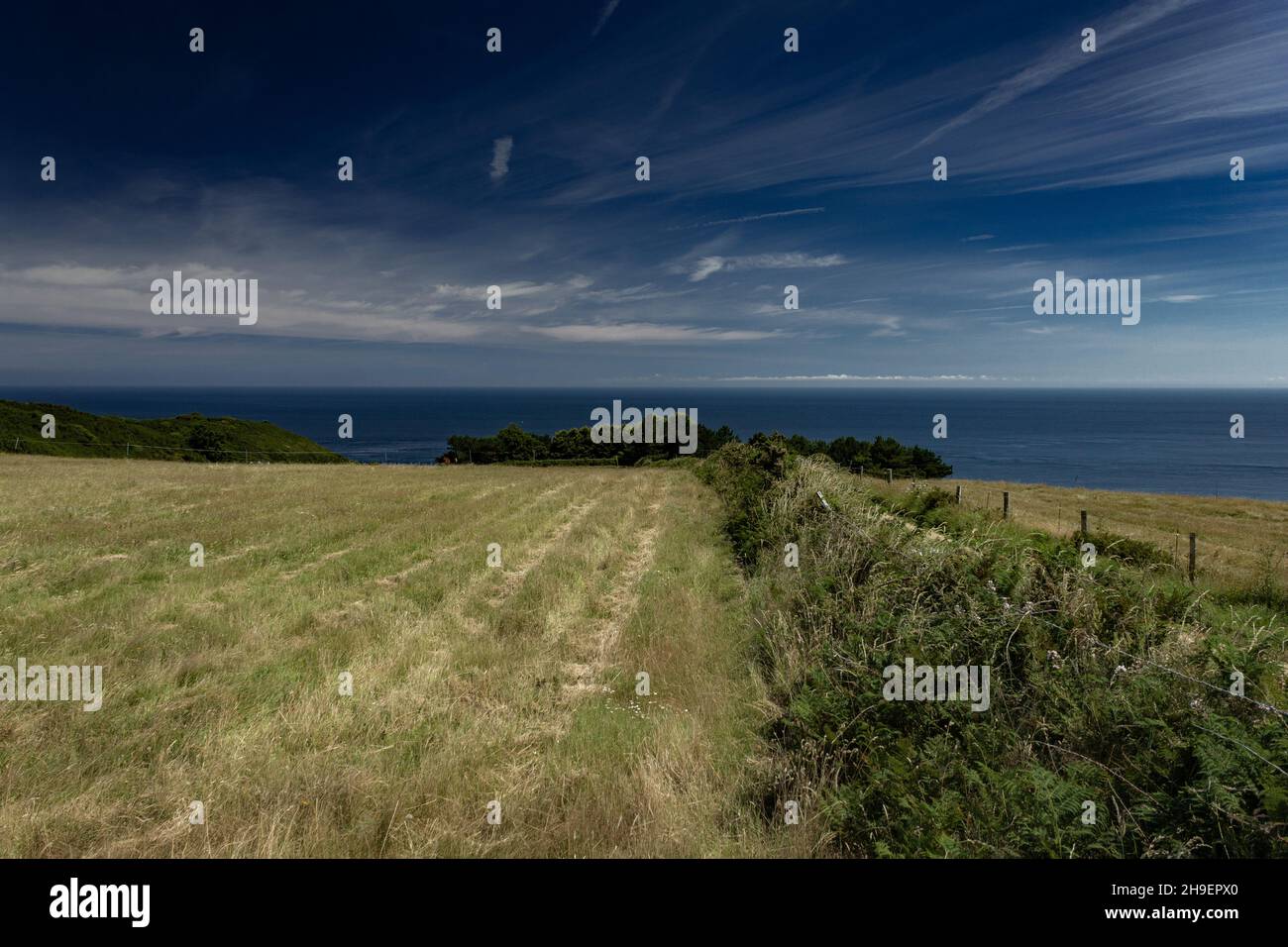 The Channel Islands of Jersey, Guernsey and Sark in summer with sun ...