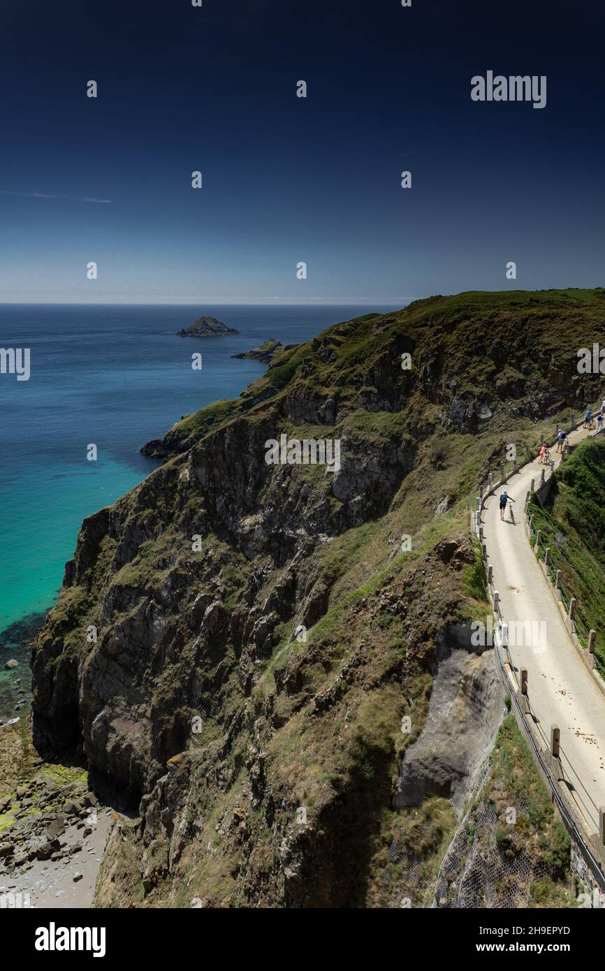 The Channel Islands of Jersey, Guernsey and Sark in summer with sun ...