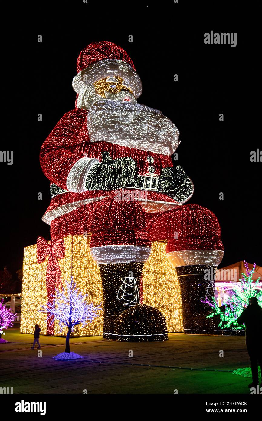 World Biggest Santa Claus in Águeda, Portugal Stock Photo - Alamy