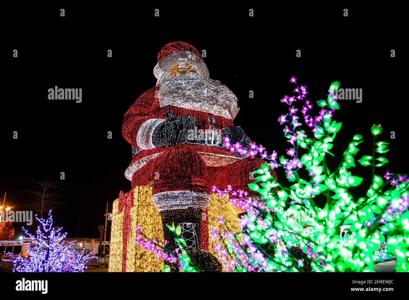 World Biggest Santa Claus in Águeda, Portugal Stock Photo - Alamy