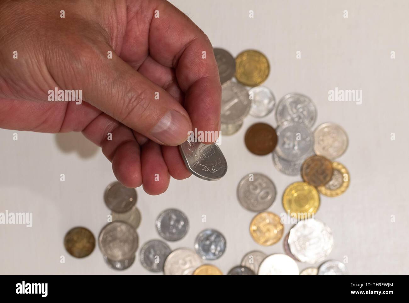 Bad luck and coin hi-res stock photography and images - Alamy